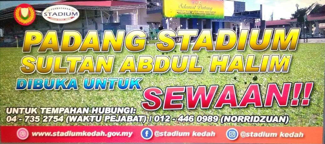 Perbadanan Stadium Negeri Kedah – Venue Untuk Semua
